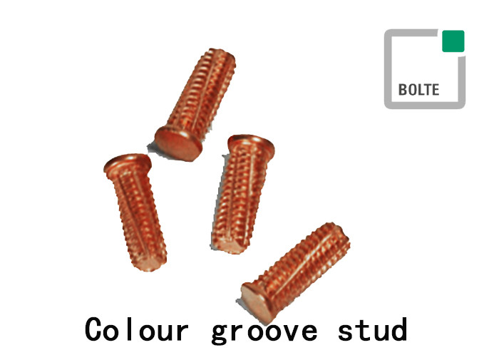 Colour Groove Stainless Steel Weld Studs For Short Cycle Stud Welding ...
