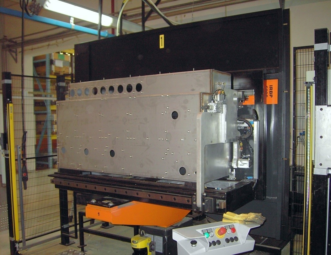 Robot to Weld Retaining Pins on High Voltage Installations