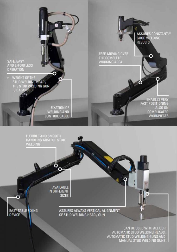 Handling Arm for Stud Welding POWERFLEX 1800, Free - Moving Handling Arm